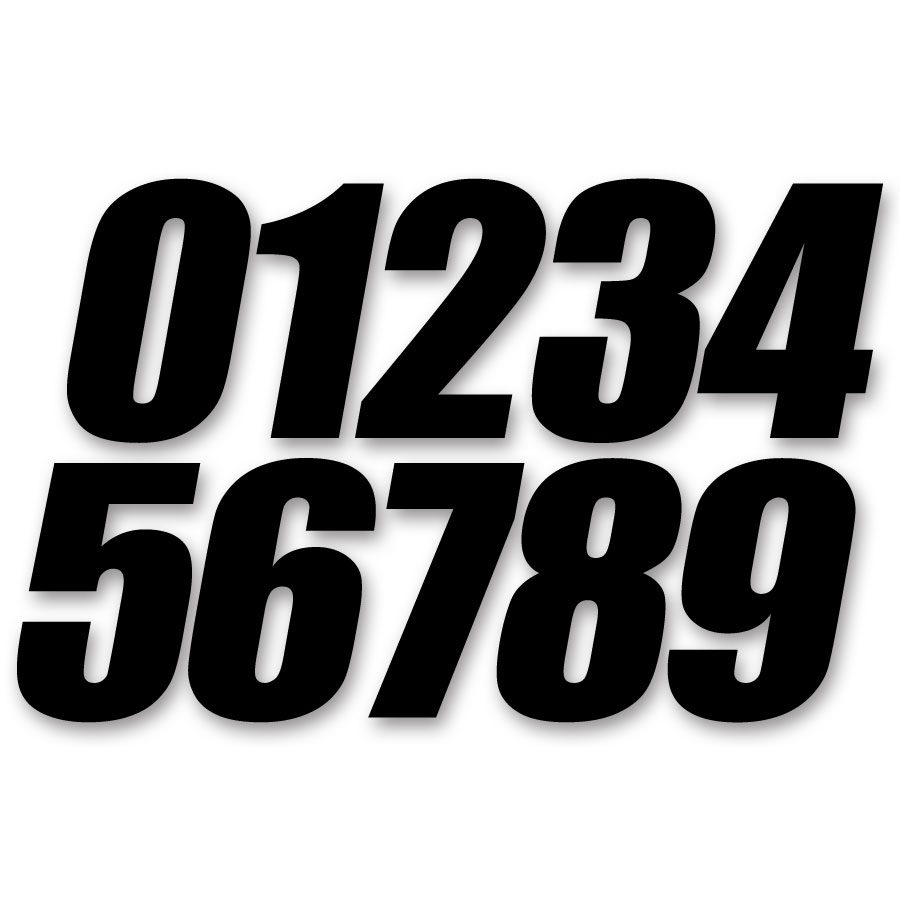 SX Number Decals